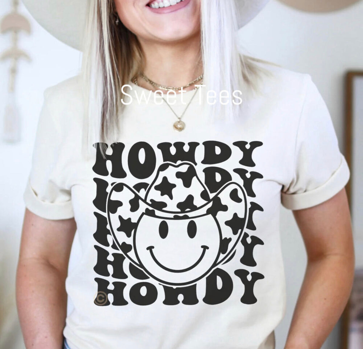 Howdy Cowboy Hat – Sweet Tees